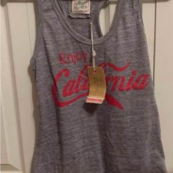 Coca Cola | Tops | Nwt Coca Cola Womens Gray Red Racerback Tank Top M ...